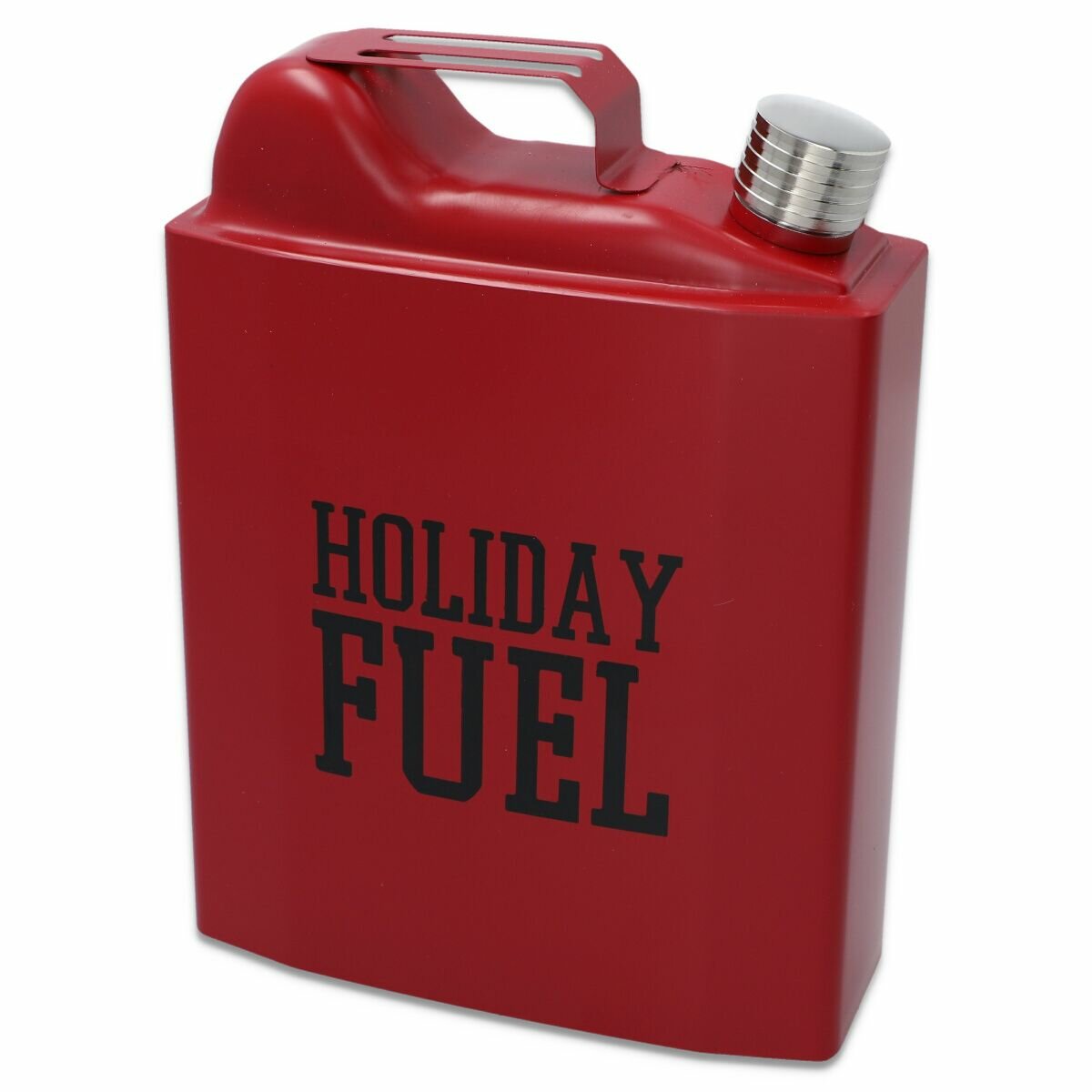 Фляга "Канистра", сувенирная, металл, 530мл, винтовая пробка, красная