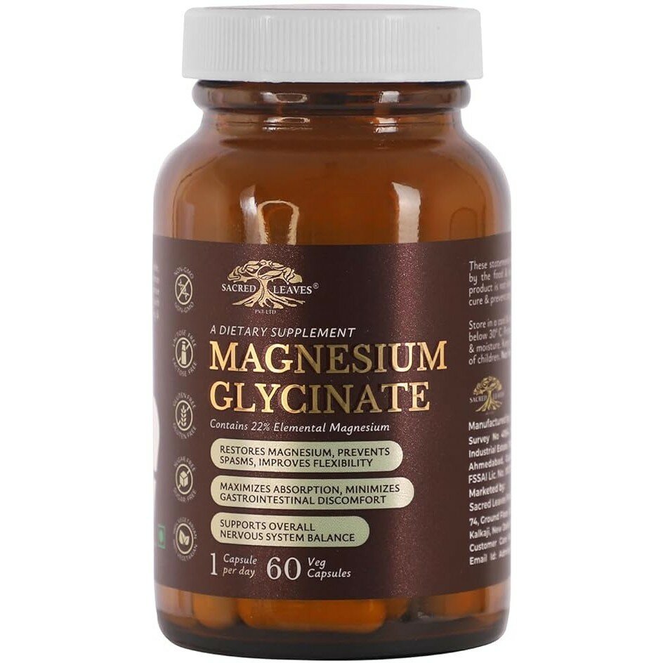 Трио Магний глицинат Сакред Ливс Trio Magnesium Chelate Sacred Leaves 60 шт.
