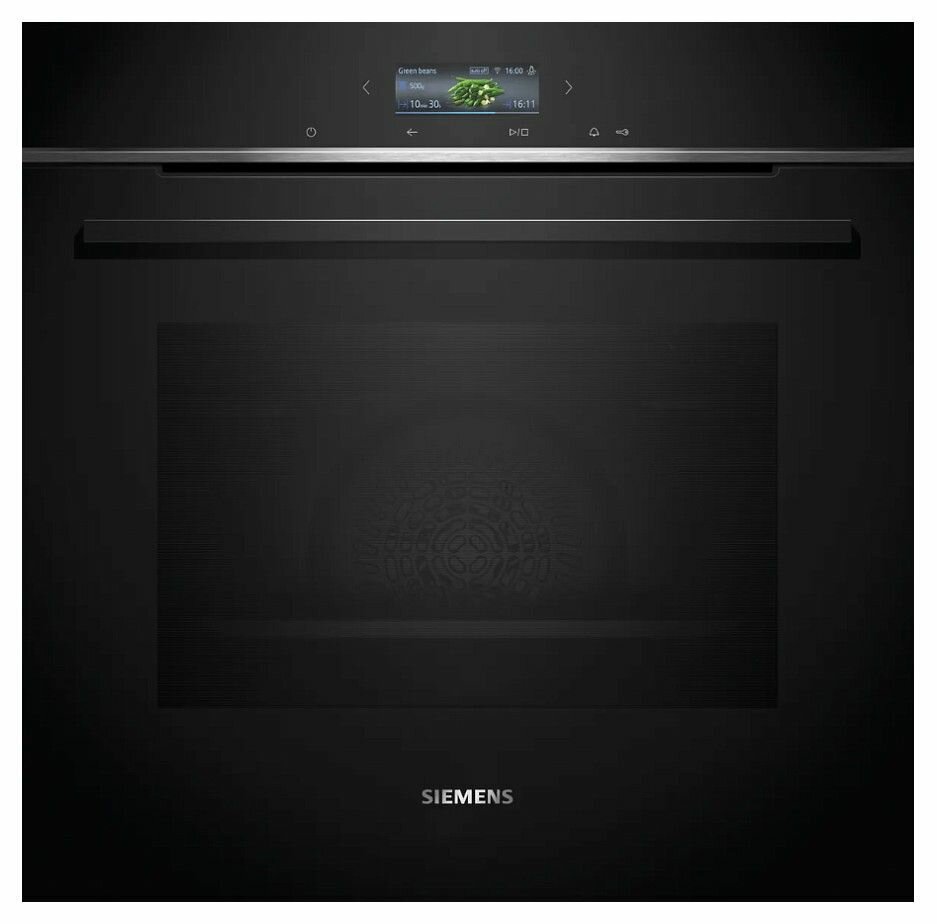 Духовой шкаф электрический встраиваемый Siemens HB 734G1B1, черный
