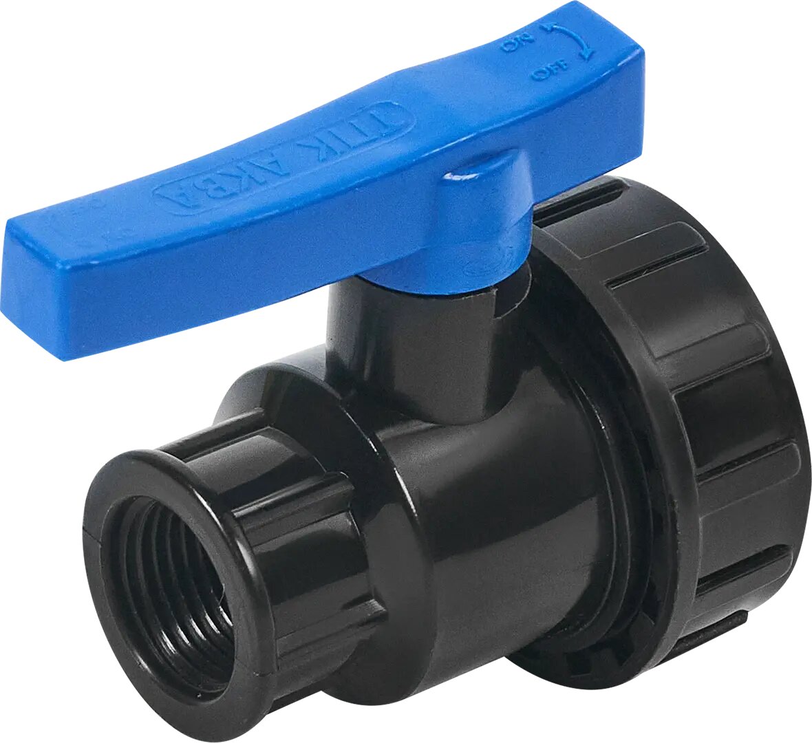 Кран ПНД Политэк 1/2x1/2 внутренняя резьба