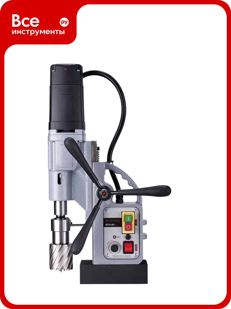 Магнитный сверлильный станок Euroboor ECO.60S+, зенкования