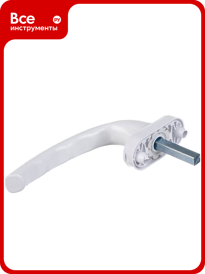 Ручка Tech-Krep/Zitar алюминиевая, 8-ми позиц, 35 мм, белый 1 шт, открывания