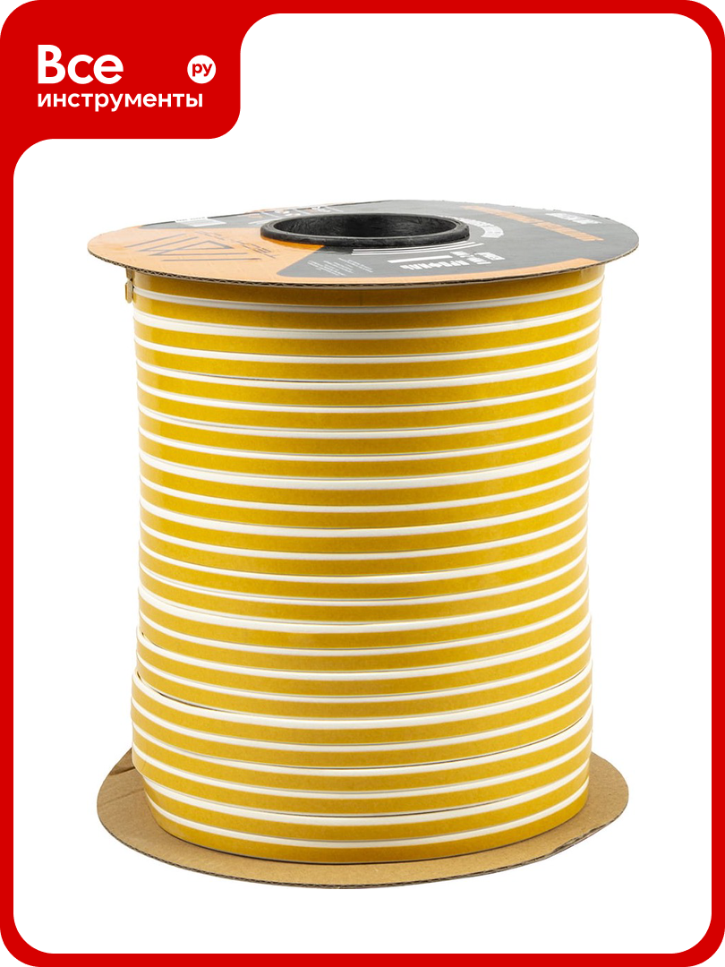 Уплотнитель TECH-TOP I, 8х2 мм, белый, бухта 200 м 205992