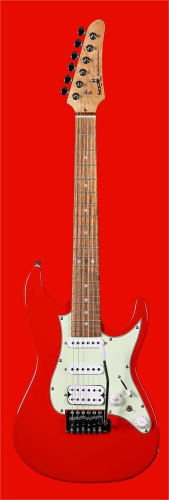 Foix FFG-EMINI-RDS Электрогитара уменьшенная, красная