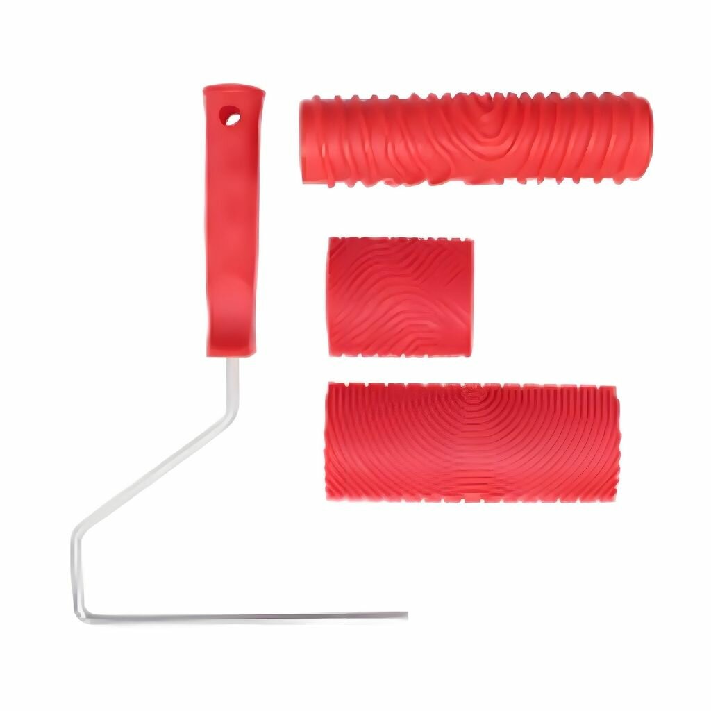 Текстурный резиновый валик для дерева