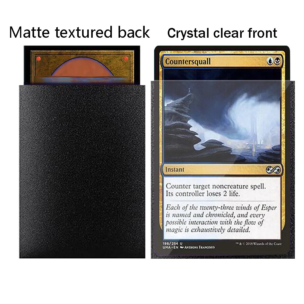 Рукава для карт Magic: The Gathering, 100 шт, 66x91 black