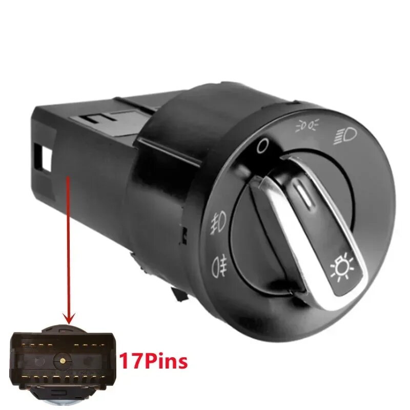 Переключатель управления фарами с датчиком или без датчика для Vw Jetta Golf Passat B5 Beetle T5 Polo Bora Sharan Lupo 3BD 941531