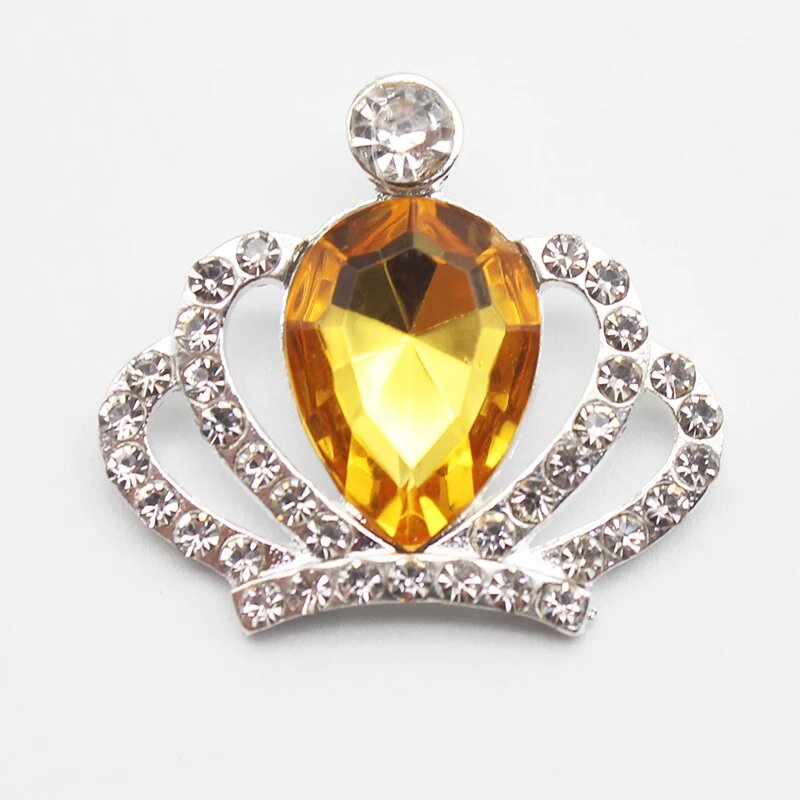 Корона со стразами, цвет 16, 10 шт.