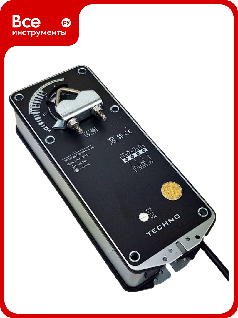 Электропривод воздушной заслонки с пружиной SC-15DF/230V 15Nm, ON/OFF, 2SPDT, 230AC TECHNO