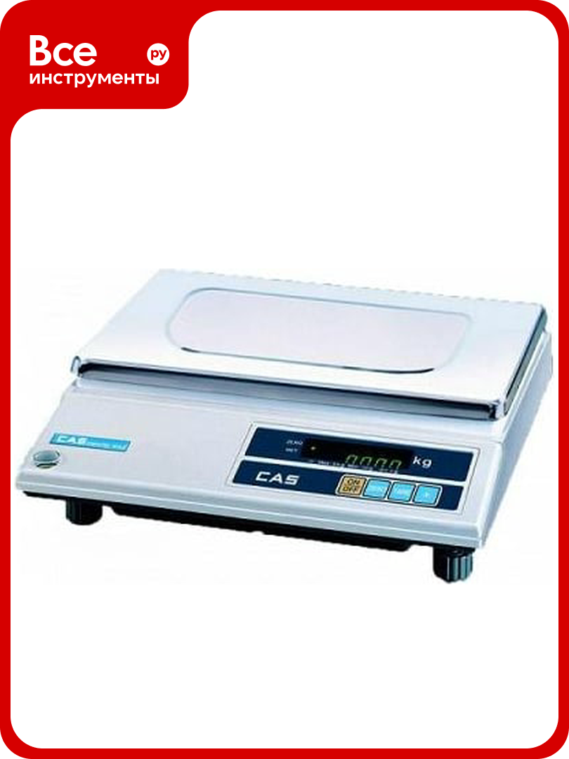 Настольные весы CAS AD-25 77-00000075, для производства, для взвешивания домашних животных