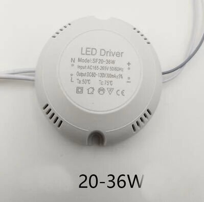 Трансформатор освещения COB 8W-24W 20W-36W 30W-50W 36W-60W 50W-70W 60W-80W 1Piece 20W-36W