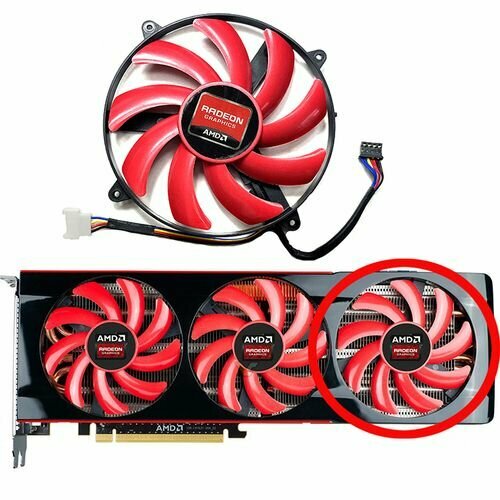 Вентилятор охлаждения графической карты MyPads для AMD FirePro S10000