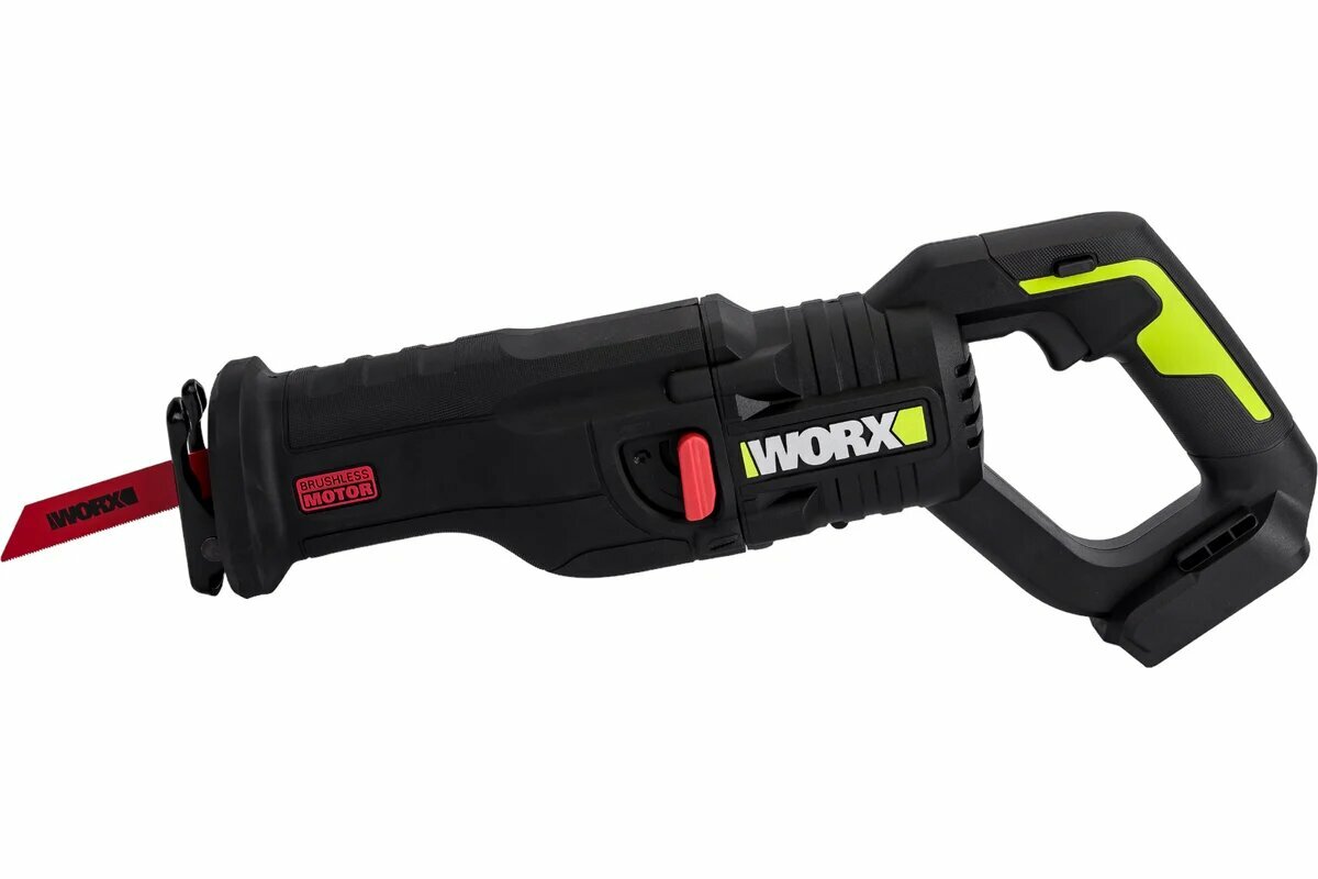 Аккумуляторная сабельная пила WORX Professional бесщеточная, 20В, без АКБ и ЗУ WU501.9