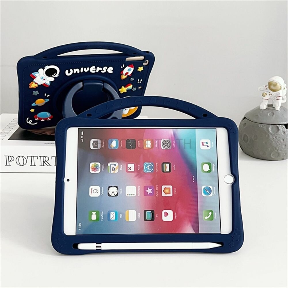 Противоударный детский чехол MyPads для Huawei Matepad Air 11,5 2023 из силикона с функцией подставки