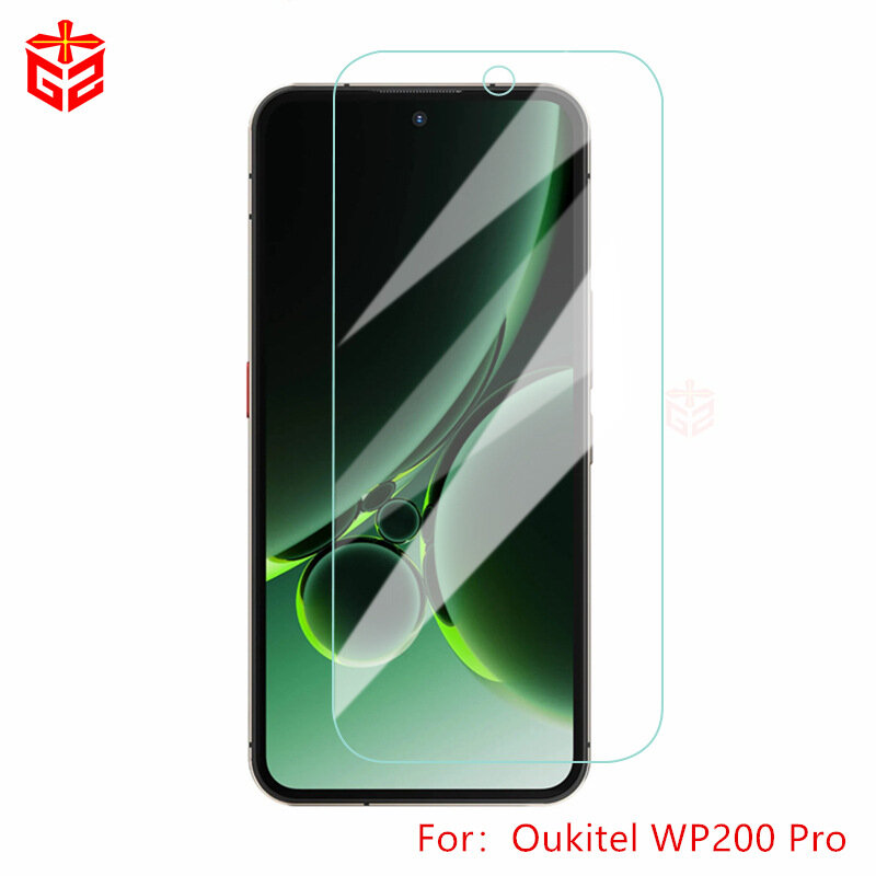 Защитное противоударное стекло MyPads Forti Glass на Oukitel WP200 Pro, с олеофобным покрытием (только на плоскую поверхность экрана, не закрывает .