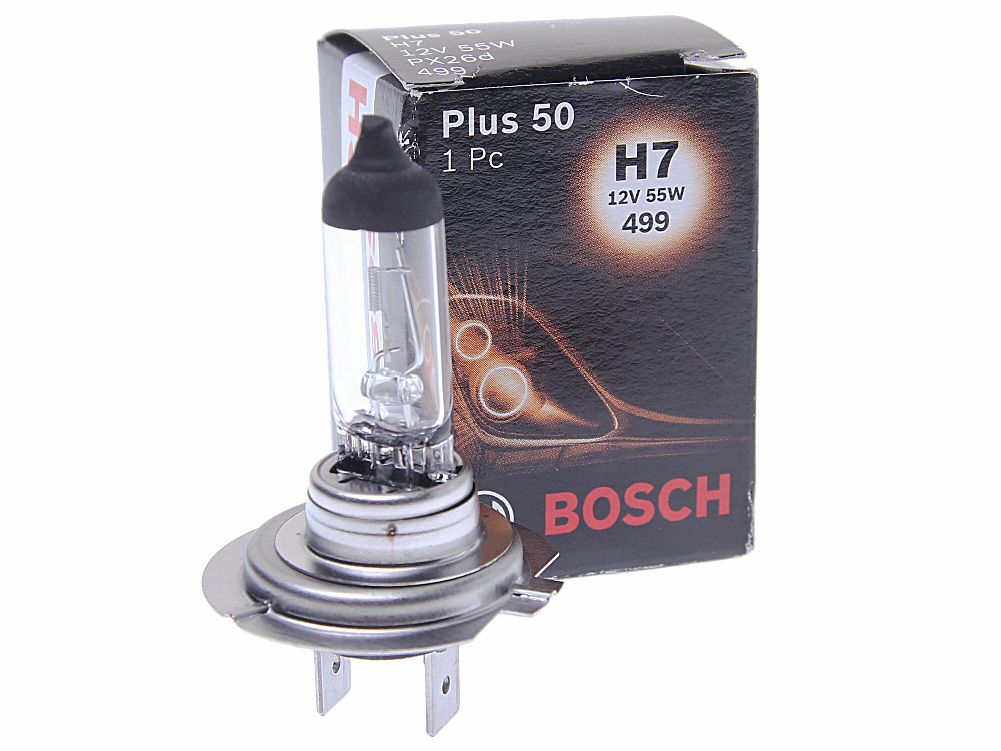 Лампа 12V H7 55W PX26d +50% Plus 50 BOSCH
