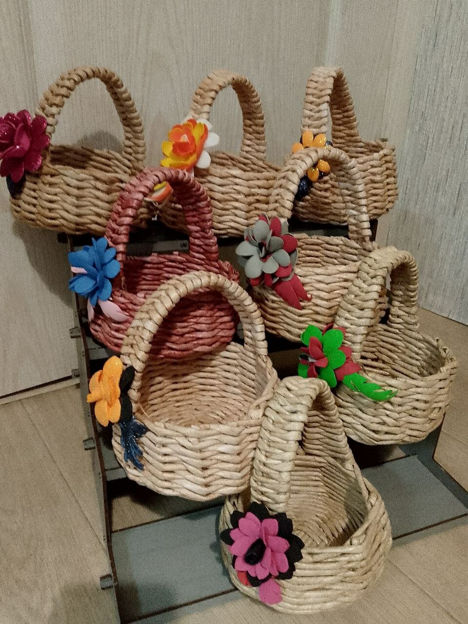 Декор-плетёные корзиночки
