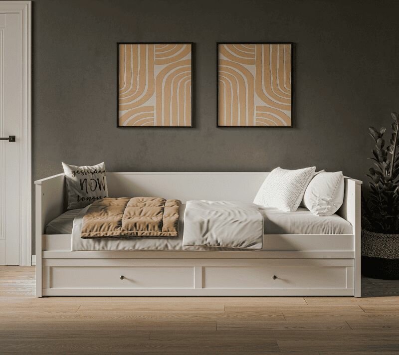 EWA кровать односпальная LOZ 90, белый