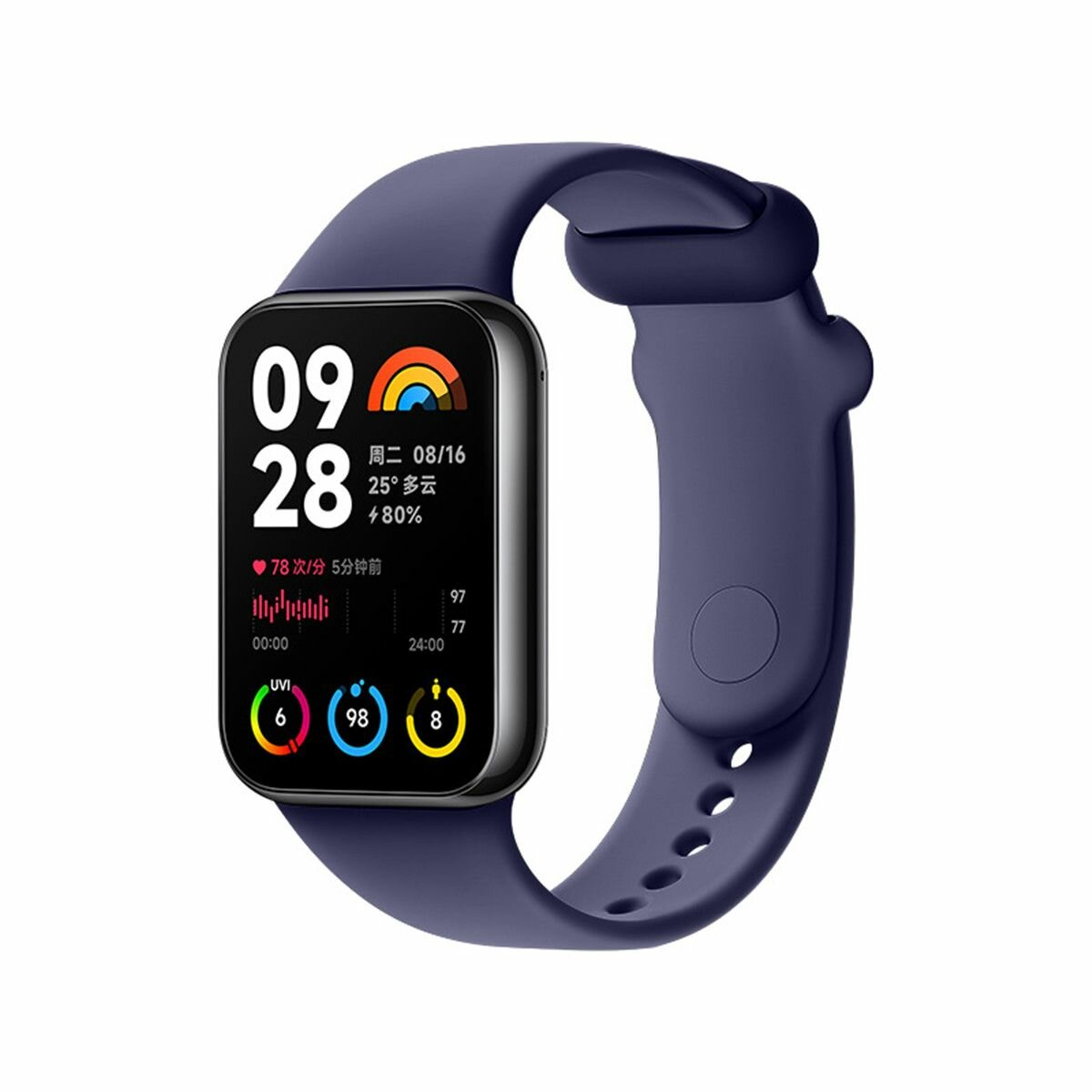 Силиконовый ремешок MyPads для Xiaomi Mi Band 8 Pro