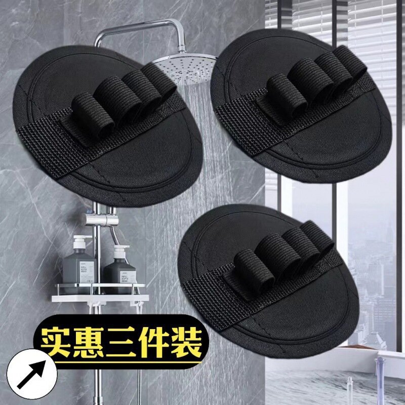 Полотенце для купания "Чистая знаменитость", отшелушивающее, черное