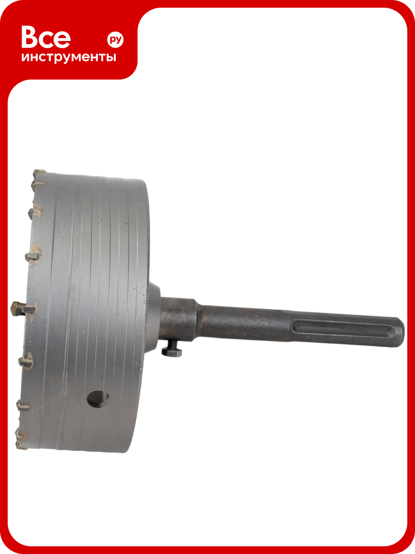 Коронка SDS-Max по бетону буровая в сборе 150 мм для перфоратора Strong CTK-06800150 с твердосплавным покрытием