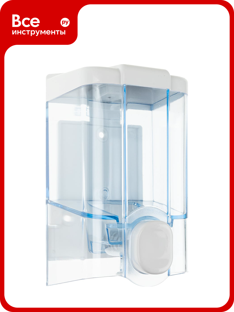 Диспенсер для жидкого мыла Vialli 500 мл прозрачный S2T