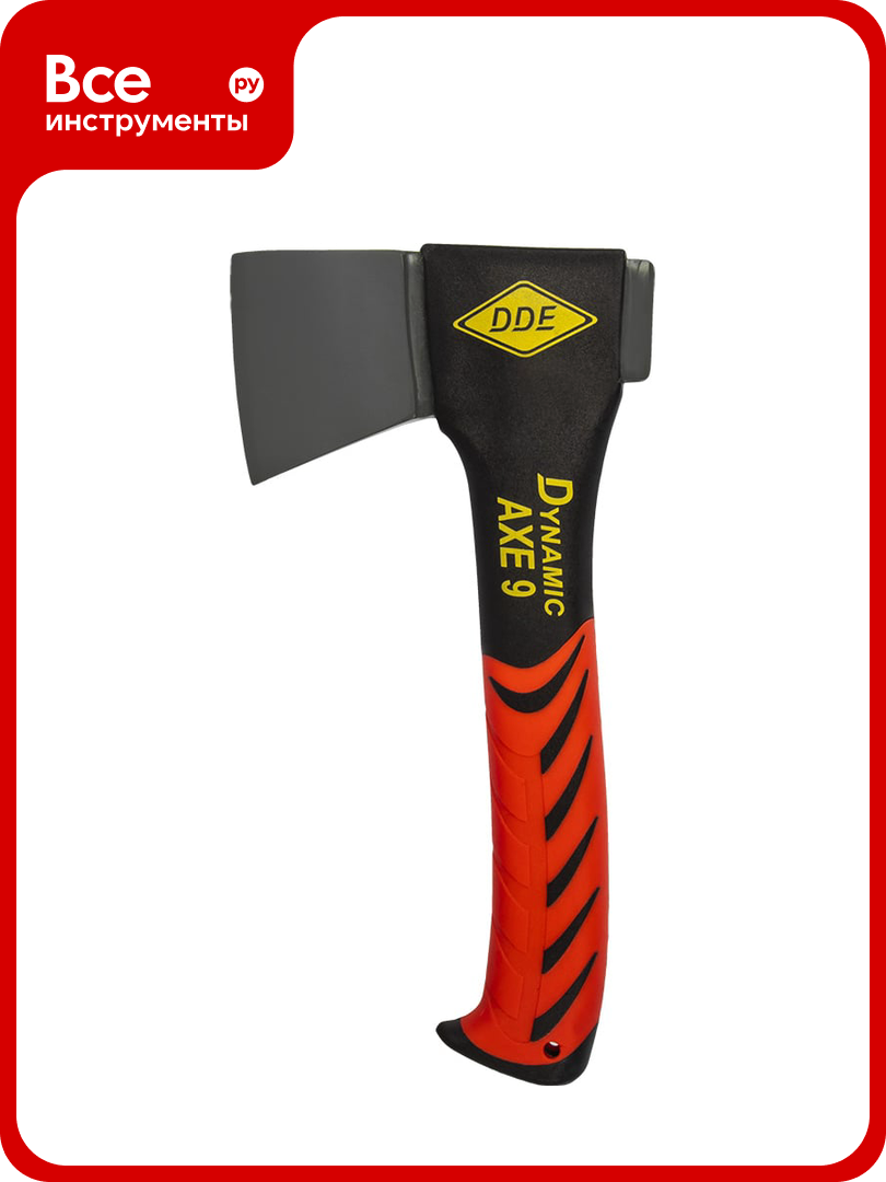 Универсальный топор DDE Dynamic AXE9 225 мм 510 г 649-370, для рубки