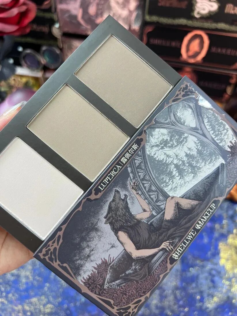 Shellwe Makeup Трехцветная Скульптор для лица ,13g - Luperca