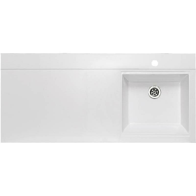 Раковина Solo Grande Гамма 105 L 00-00001120 Белая, современный стиль