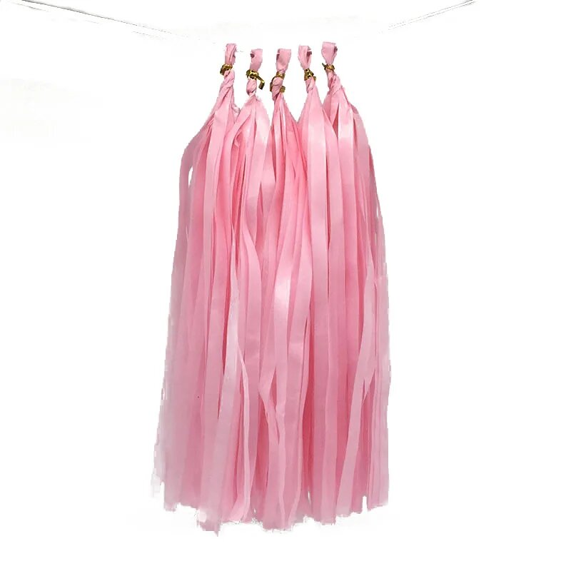 Розовая гирлянда из кисточек Light Pink