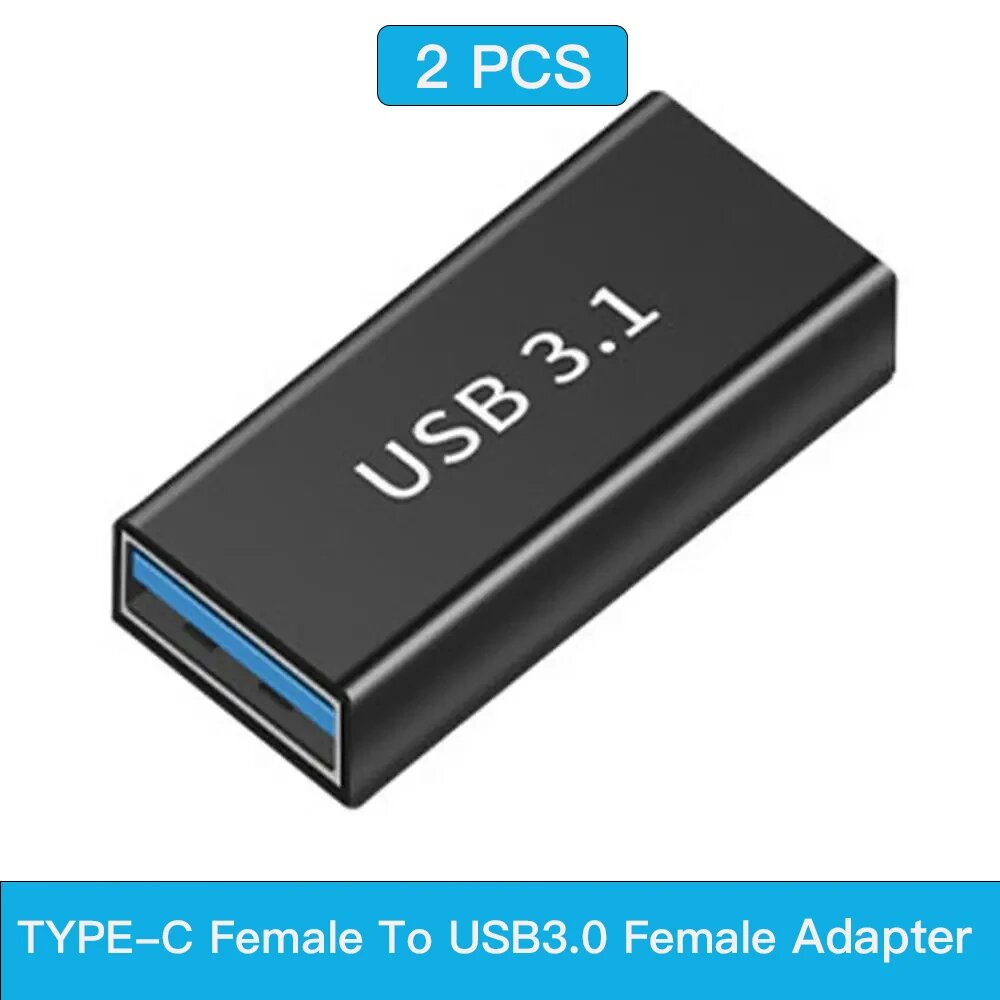 USB 3.1 Type-C Female to USB 3.0 Female Adapter (2 шт)
