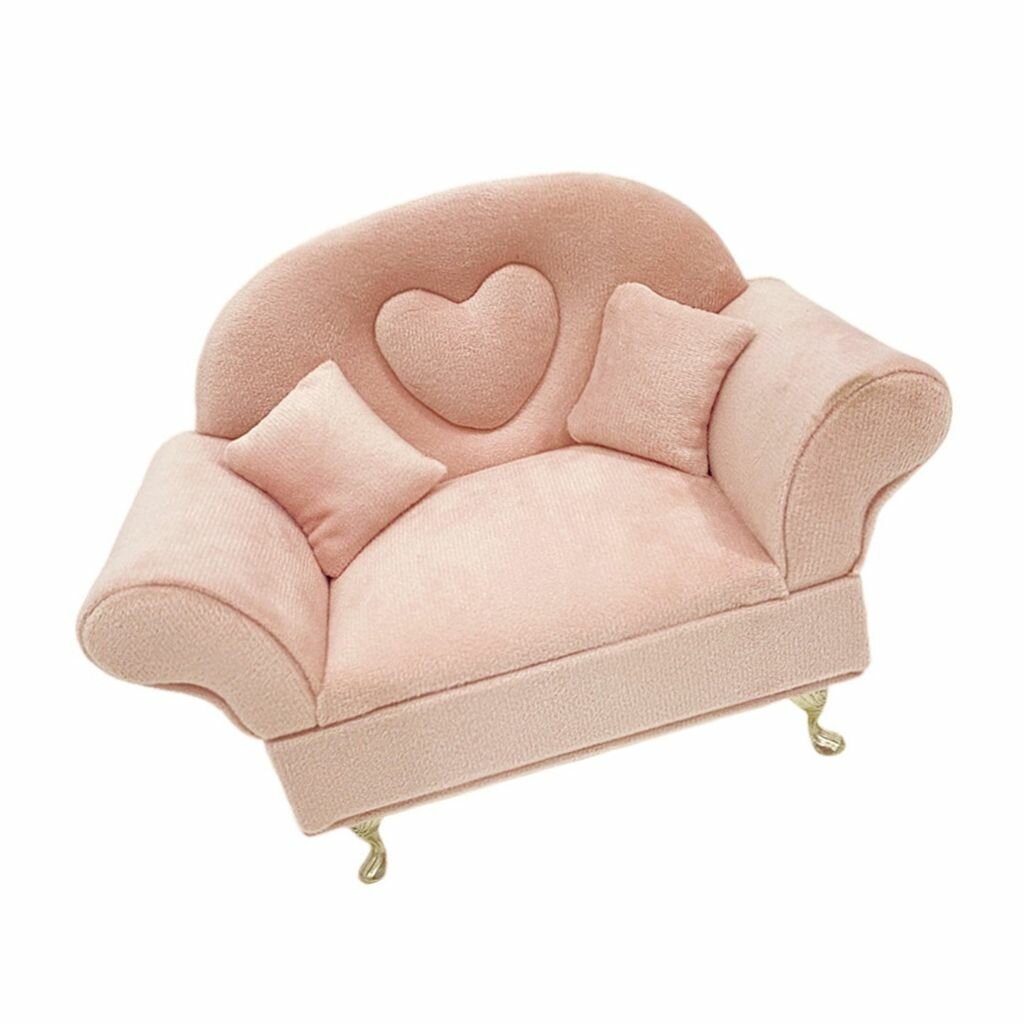 Коробка-органайзер для украшений и диван для кукольного домика