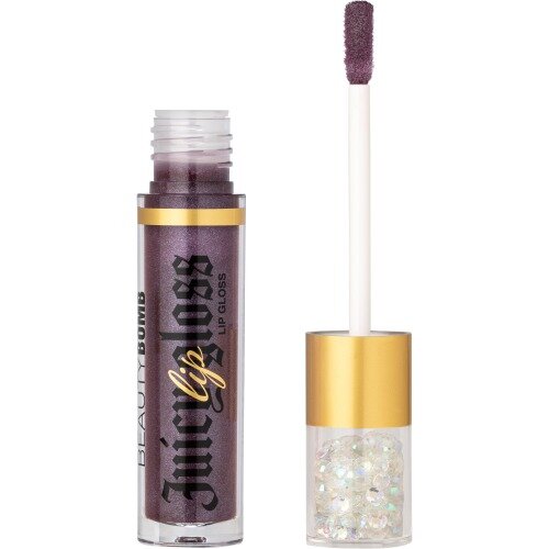Блеск Beauty Bomb для губ Lip gloss «Juicy», тон 15, темно-винный с блестками, 3,4 мл