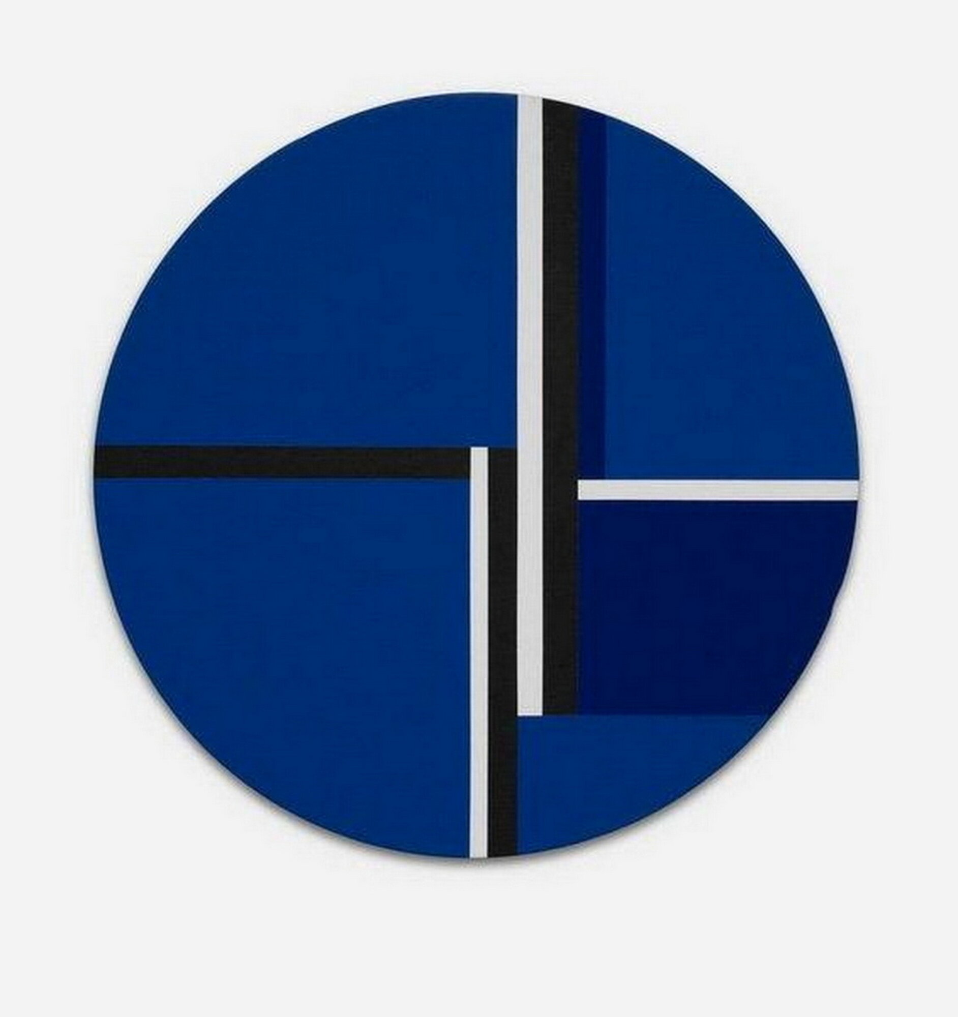 Плакат, постер круглый арт-объект на бумаге, размер 21х30см