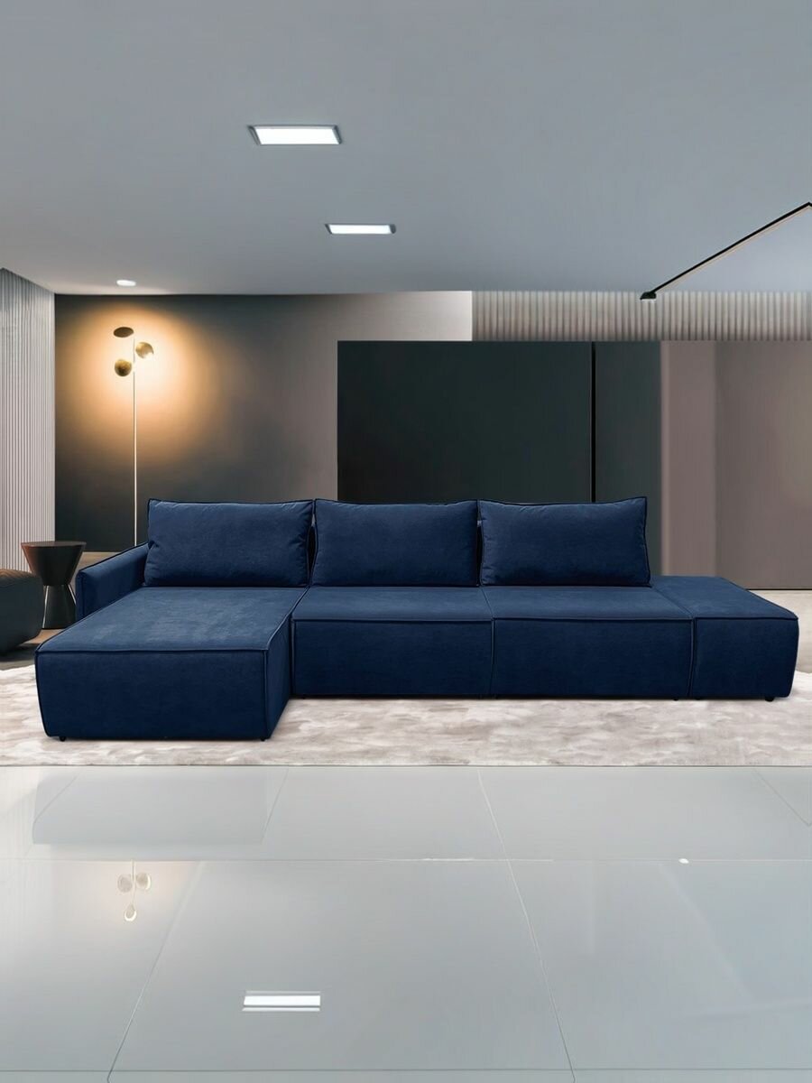 Угловой диван кровать Киото 359*148*80 независимый блок пружин, ящик для белья