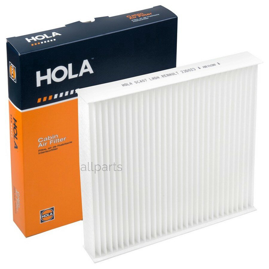 HOLA SC407 Фильтр салонный LADA Vesta, X-Ray, RENAULT Logan/Stepway II , Dust HOLA SC407