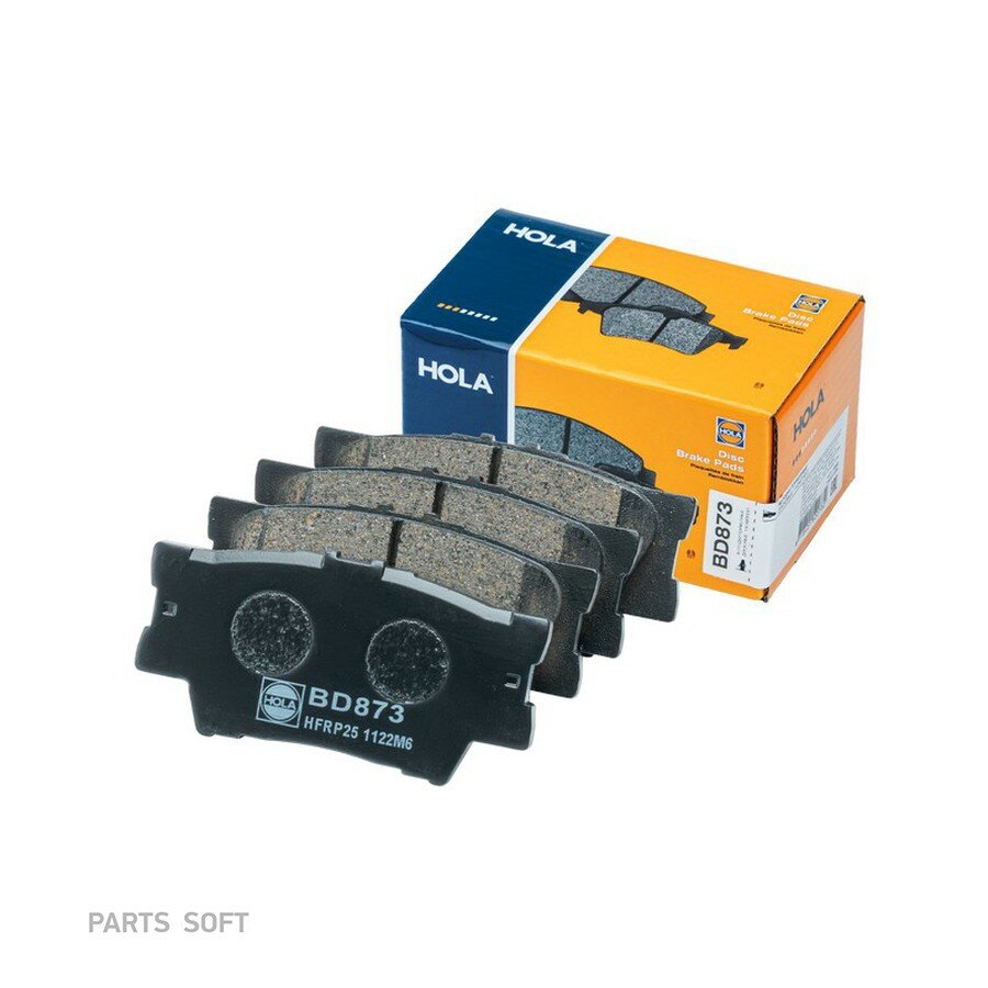 HOLA Тормозные колодки дисковые TOYOTA Camry (V30, V40, V50), Rav 4 III/IV, Matrix (E140) LEXUS ES (V40, V6