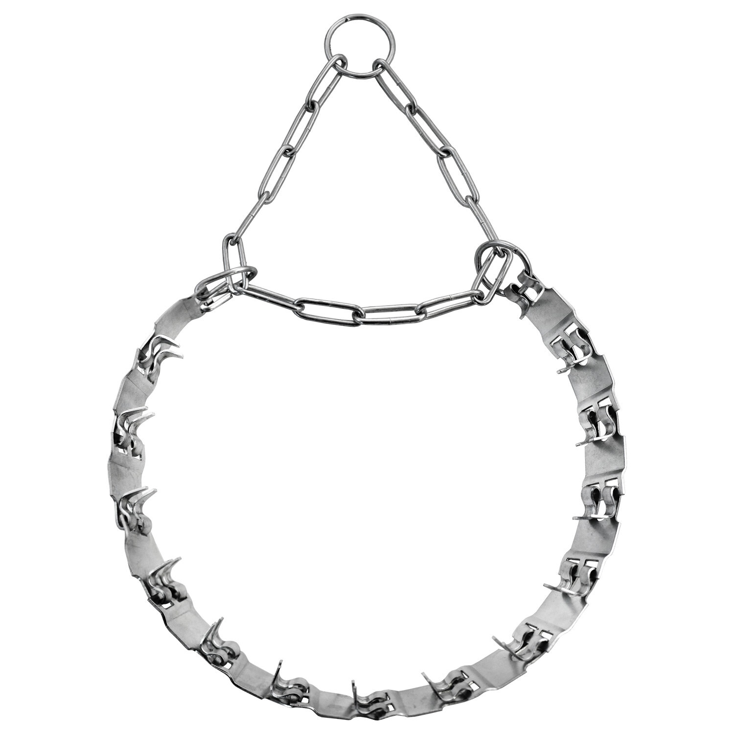 Ошейник для собак строгий пластинчатый, оцинкованный, 48*22*1см, Gamma