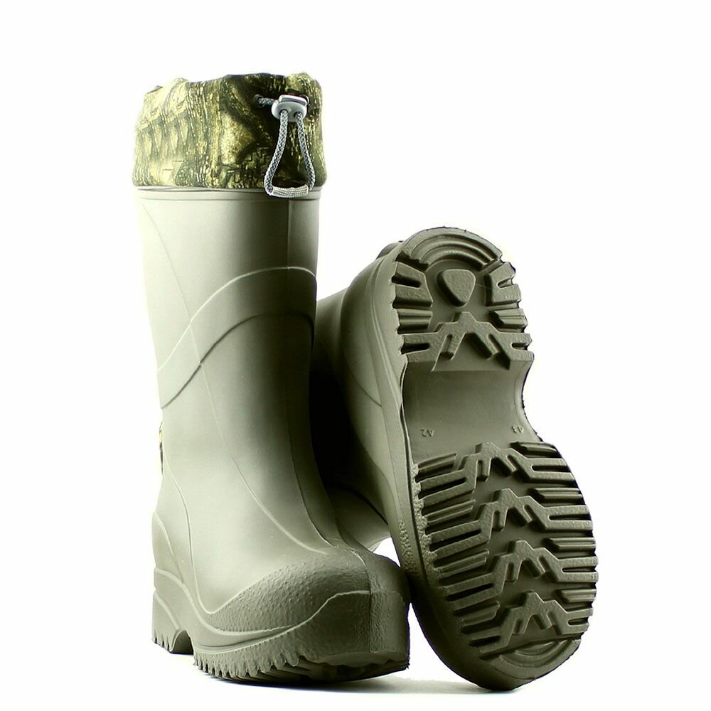 Сапоги мужские Д343-НУ ICE LAND Дарина До -60C, цвет оливковый, размер 43-44