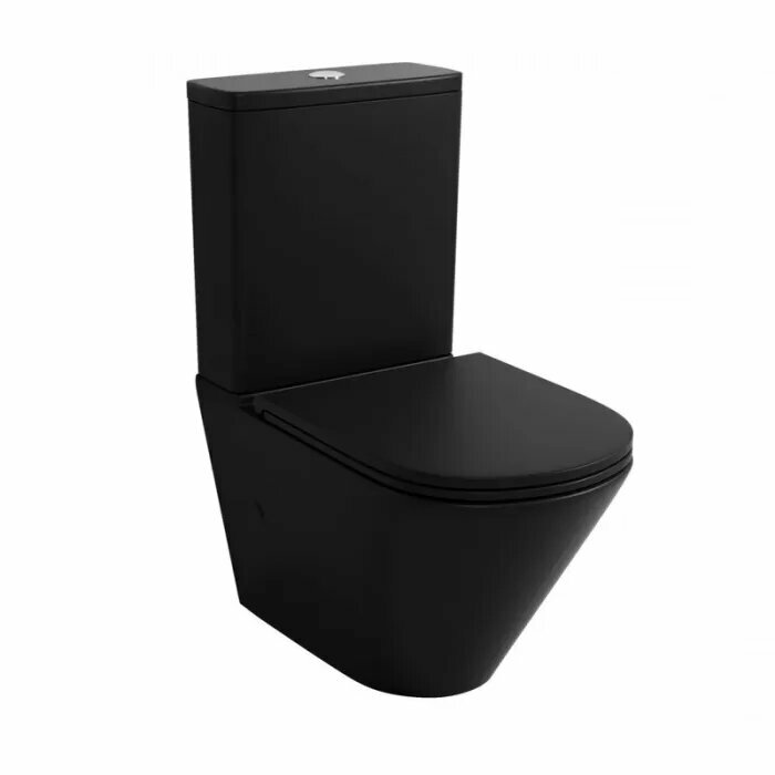 Унитаз-компакт Grossman Tornado GR-4450BMSQ черный матовый