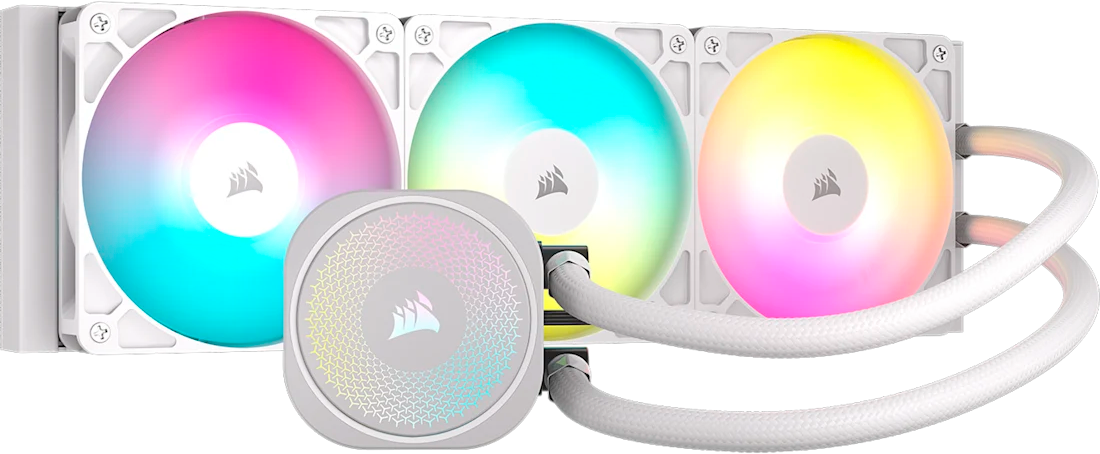 Система жидкостного охлаждения Corsair Nautilus 360 RS ARGB 3X White Белый