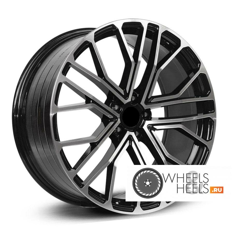 RST R2103FF 21x9 5x114.3 et43 dia67.1 Черный с полированной лицевой поверхностью