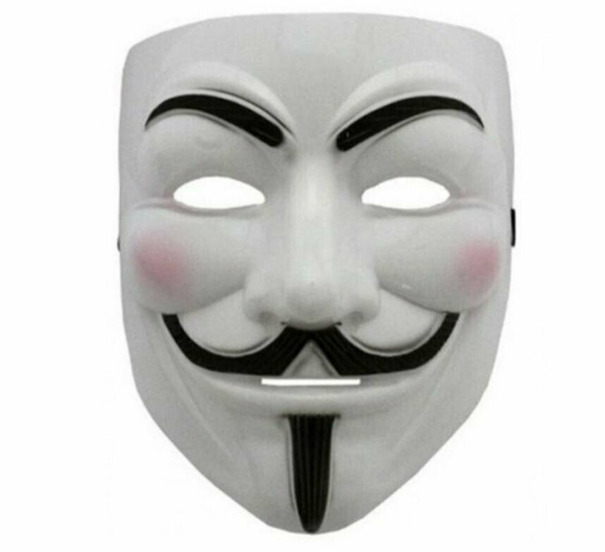 Маска Анонимус Гай Фокс косплей