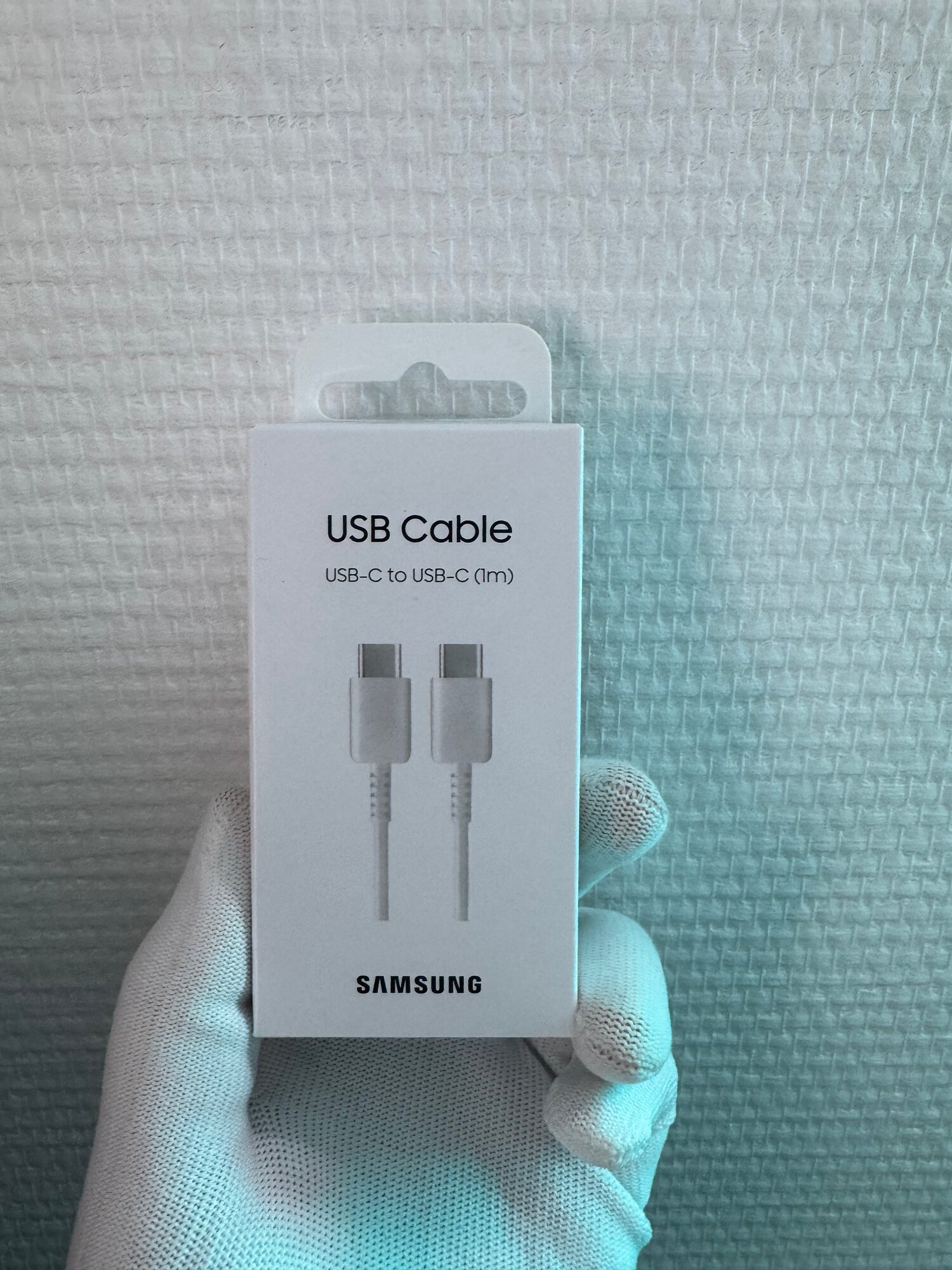 Кабель Оригинал Samsung USB Type-C - USB Type-C, 1м, 3А, белый EP-DA705BWEGWW
