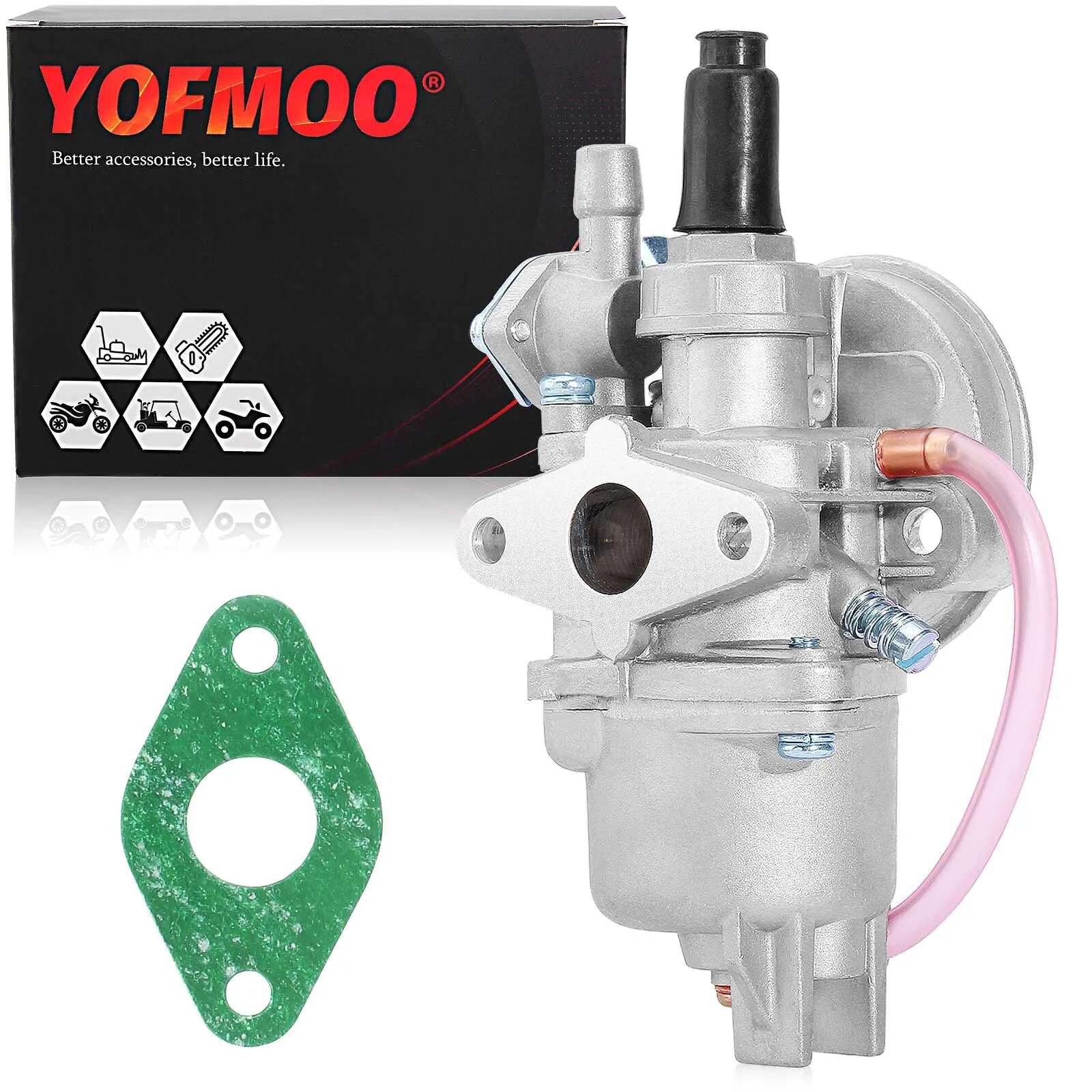Карбюратор для детского велосипеда 43 куб. См, 47 куб. См, 49 куб. См, 50 куб. См, SYX, велосипед-внедорожник, мотовездеход, квадроцикл, Чоппер, 2-тактный двигатель Carb G-Scooter X1 X2 X6 X8