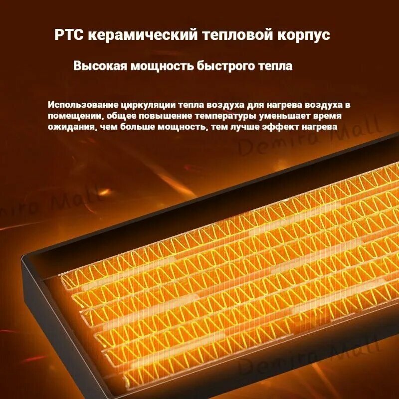Электрическая воздушная завеса PTC, 3000 Вт, на 40 м², с дистанционным управлением — фото 1