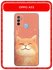 Чехол на Oppo A53 / Оппо А53 с принтом "Довольный рыжий котик"