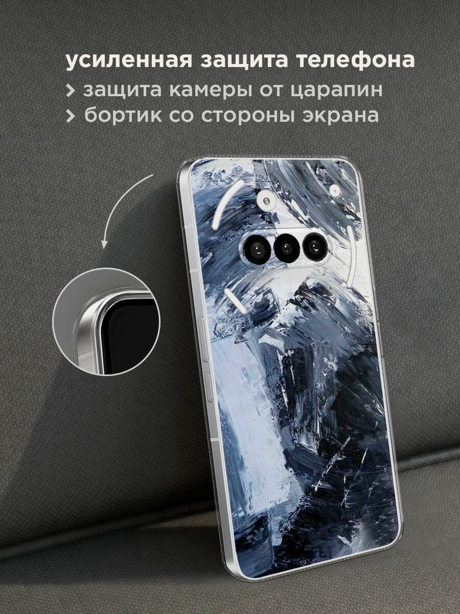 Чехол на Nothing Phone 3a / Нотинг Фон 3а с принтом "Абстракция живопись" — фото 1