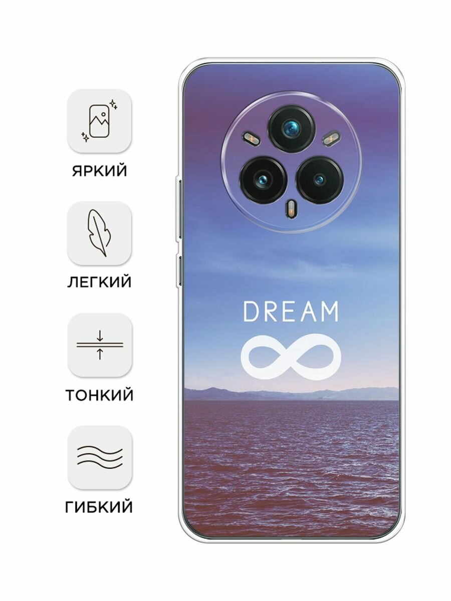 Чехол на Realme 14 Pro / Реалми 14 Про с принтом "Dream бесконечность" — фото 1