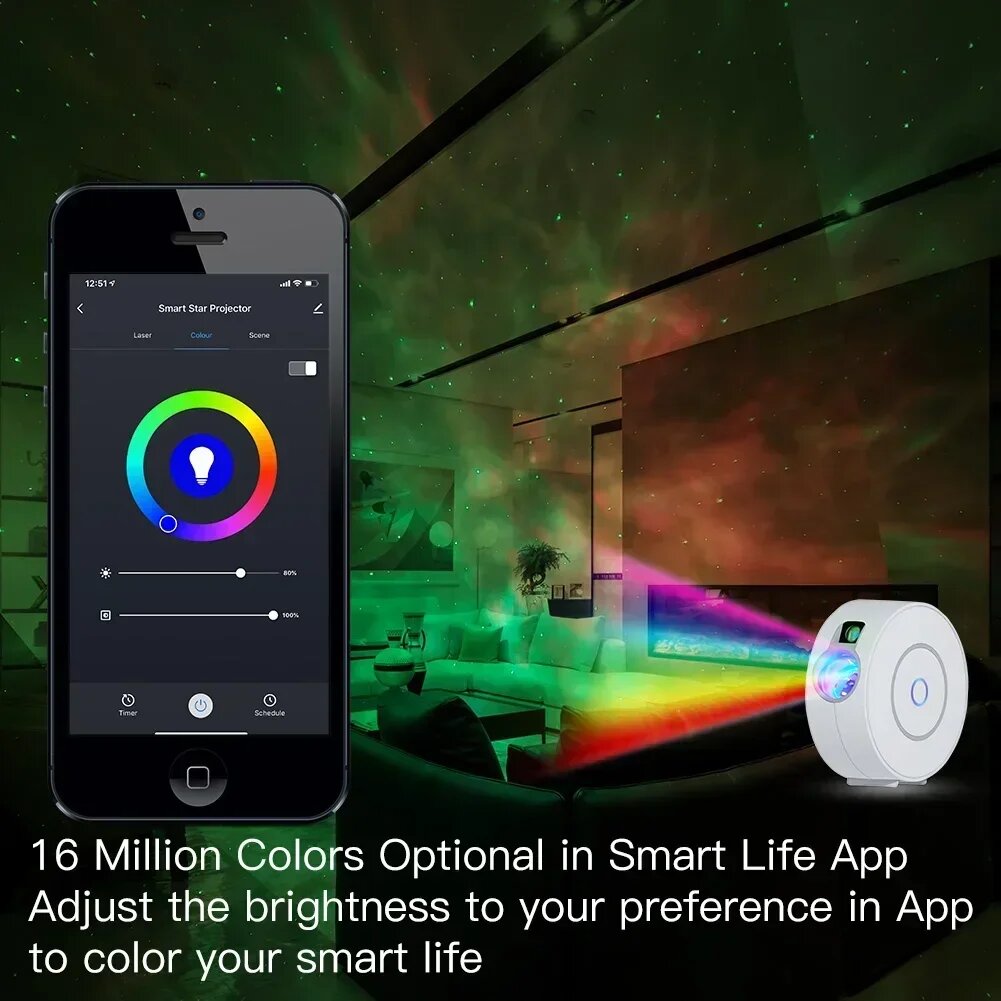 MOES Smart Star Projector Galaxy Cloud — фото 1